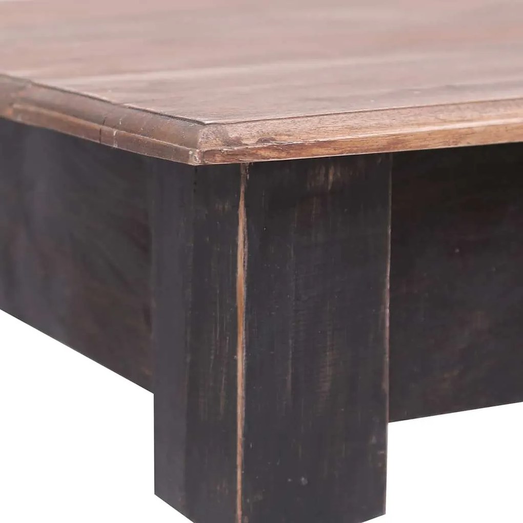 Psací stůl se 3 zásuvkami 117 x 57 x 75 cm masivní mahagon 283907