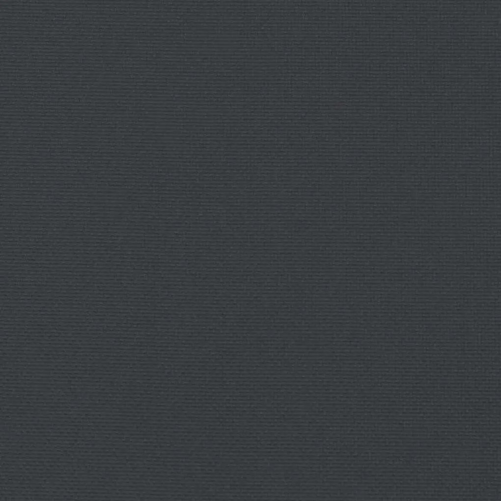 Poduška na zahradní lavici černá 150x(50+50)x7 cm látka oxford 315023