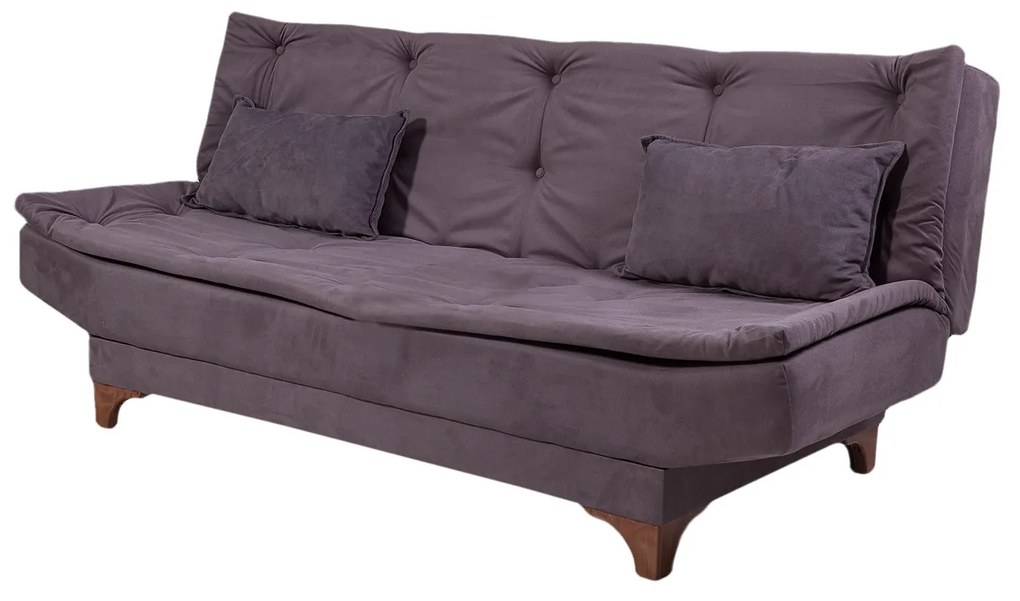 Atelier del Sofa 3-místná pohovka Kelebek - Anthracite, Antracitová