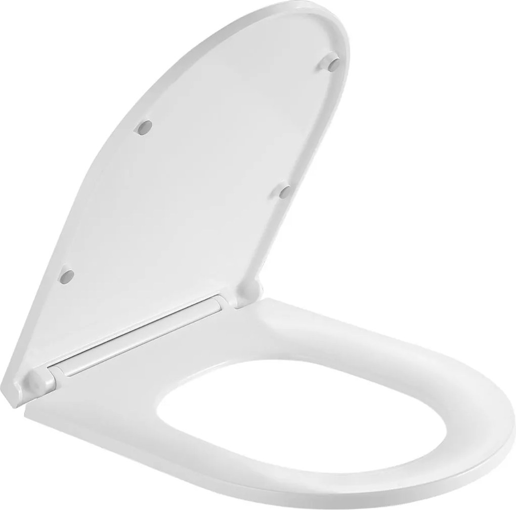 Erga Siena, WC kombi mísa 620x380x820 mm, Rimless + funkce bidetu + toaletní sedátko, bílá lesklá, ERG-V03-SIENA-RIM-BID-WH