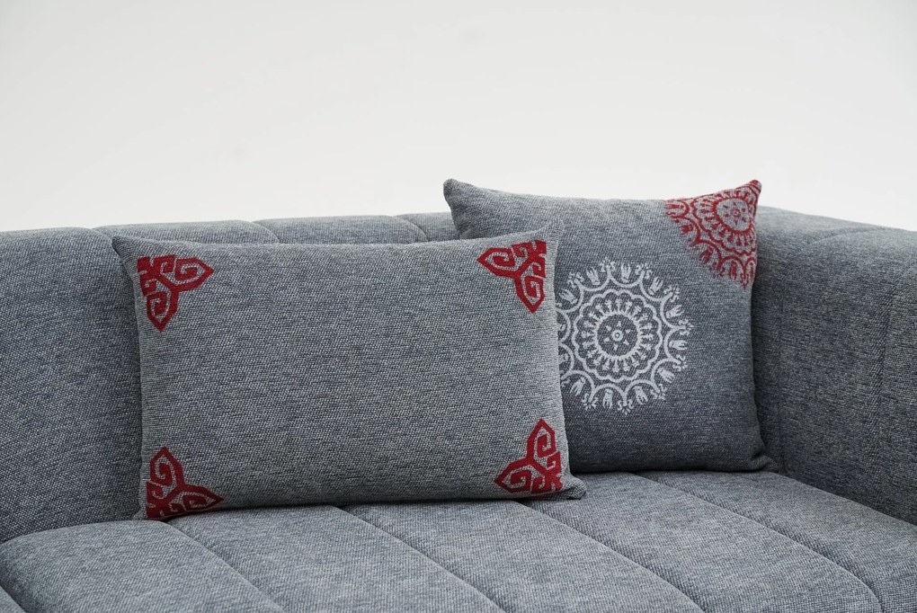 Hanah Home Rohová pohovka BEYZA levá šedá