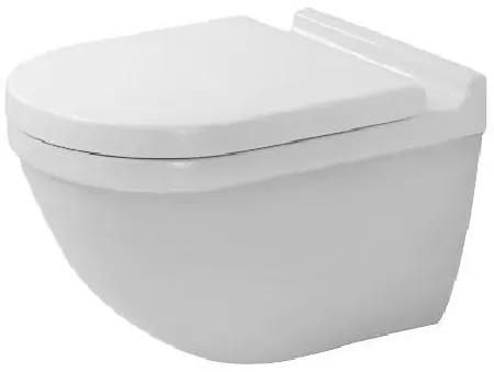 Duravit Starck 3 - Závěsné WC se sedátkem SoftClose, Rimless, s WonderGliss, bílá 45270900A11