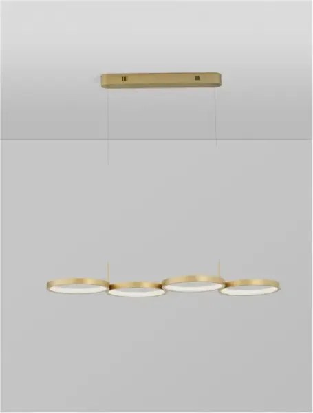 LED lustr Magnus 84 zlaté