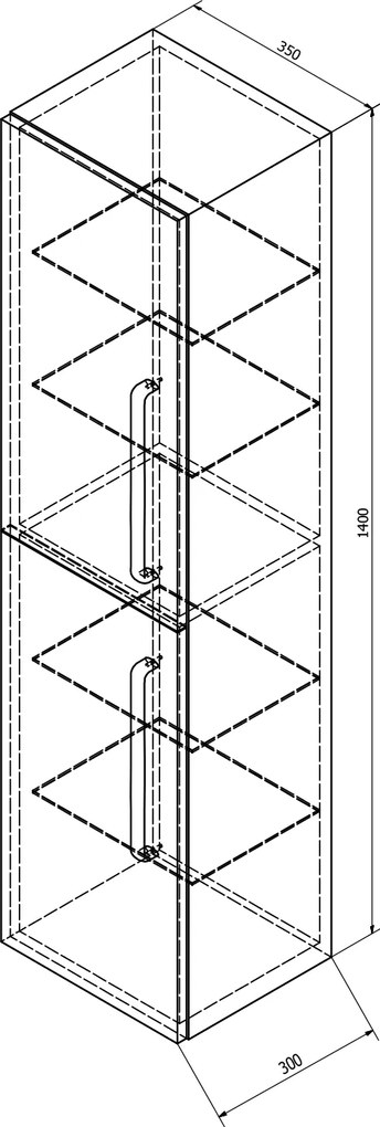 Sapho Sapho, Koupelnový set THEIA 50, bílá, KSET-067