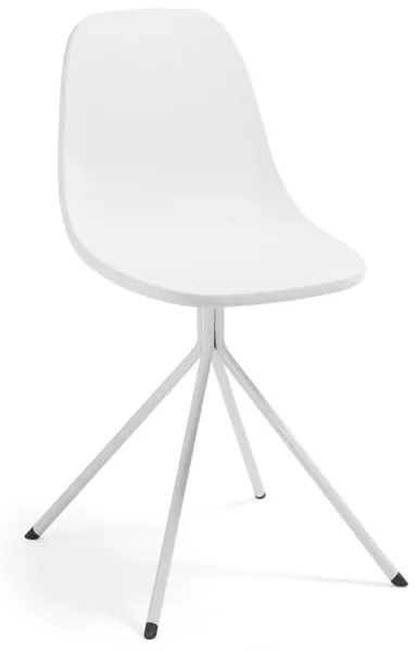 Bílá jídelní židle La Forma Mint