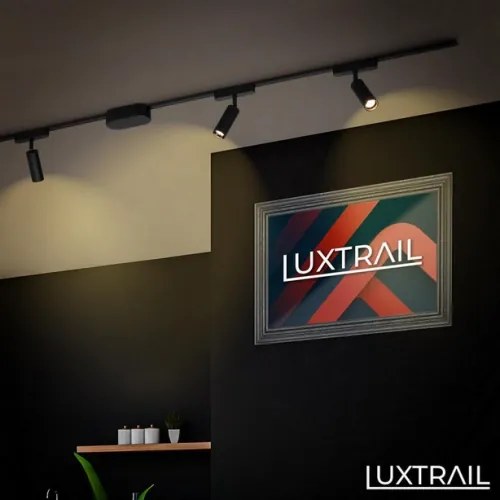 Lištové LED svítidlo BRILONER Luxtrail 48V spot 5W nastavitelné černá 8031015