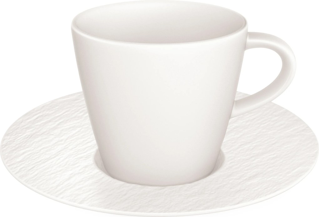 Villeroy&Boch Villeroy & Boch Manufacture Rock Blanc šálek na espresso s podšálkem sada