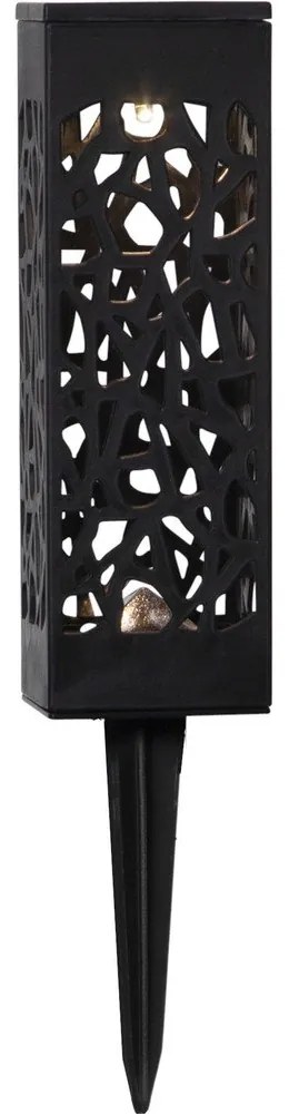 Sada 2 venkovních solárních LED svítidel Star Trading Izola, výška 18 cm