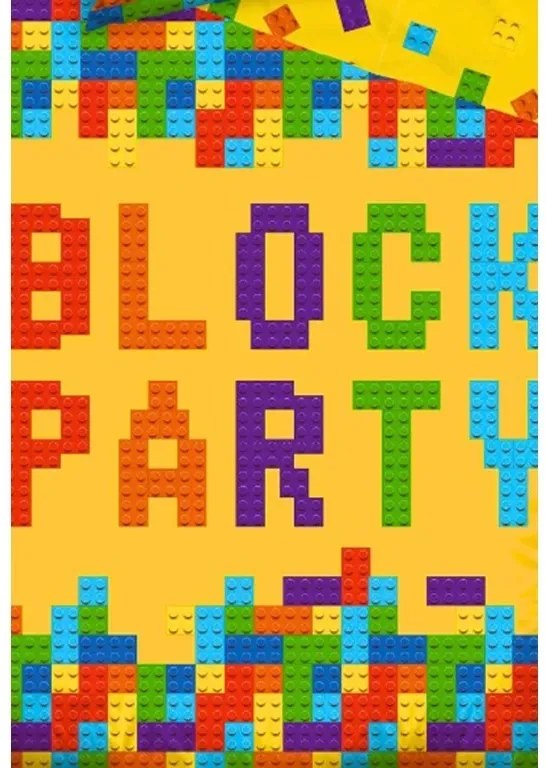 TipTrade s.r.o. Dětské povlečení Stavebnice Block party 140x200 + 70x90
