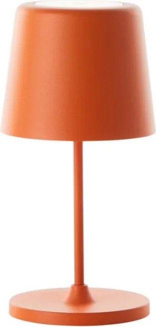 Brilliant G90939/77 Venkovní AKU stolní lampa KAAMI oranžová USB-C