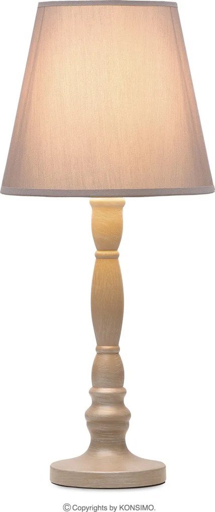 Stolní lampa GITTA béžová