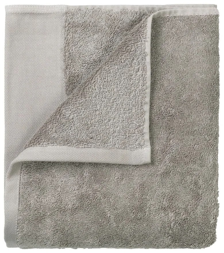 Šedé froté bavlněné ručníky v sadě 4 ks 30x30 cm Riva – Blomus