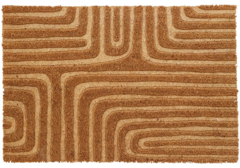 Kokosová rohožka Ripples Geometry, 59 x 39 cm