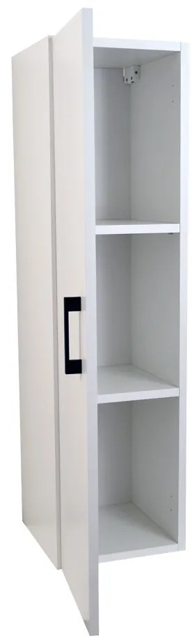 Comodo Doplňková koupelnová skříňka vysoká Agria V 30 - bílá