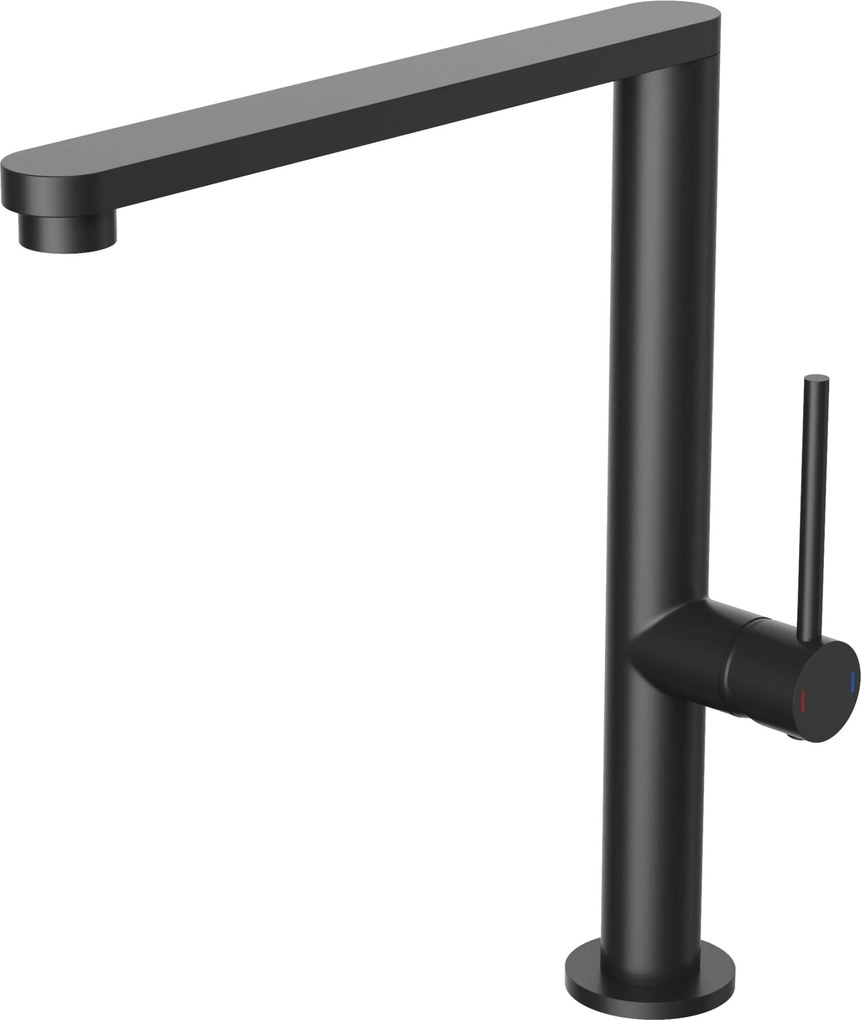 Gamma Nook Pro, vysoká dřezová baterie h-293, černá matná, GMA-BNKP-BK