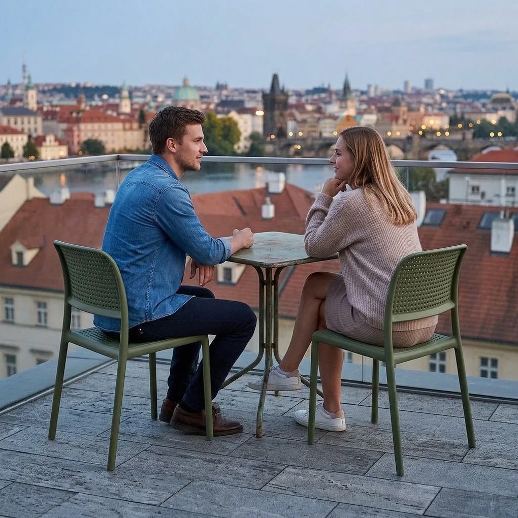 Nardi Plastová židle BORA agave