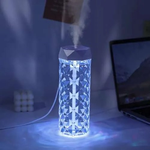 Zvlhčovač vzduchu, křišťálová RGB lampa Ruhhy 24625