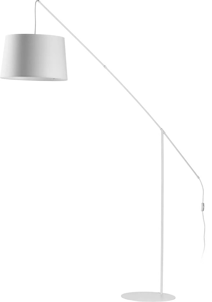 Stojací moderní lampa FIORENZO, bílá Tlg FIORENZO