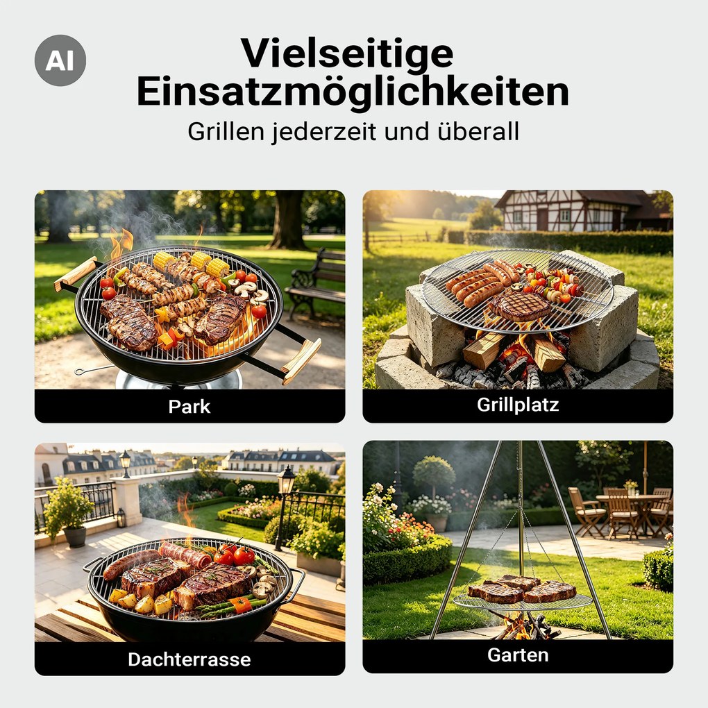 Grilovací rošt Wiltec – 65 cm (51521)