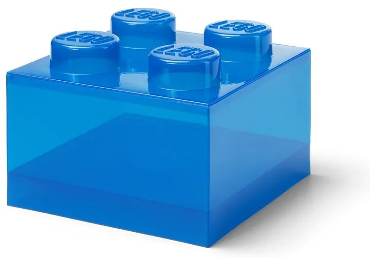 Modrý plastový dětský úložný box 25x25x18 cm – LEGO® Biano.cz