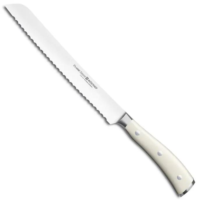 Nůž na chléb CLASSIC IKON Creme White 20 cm Wüsthof Dreizack Solingen