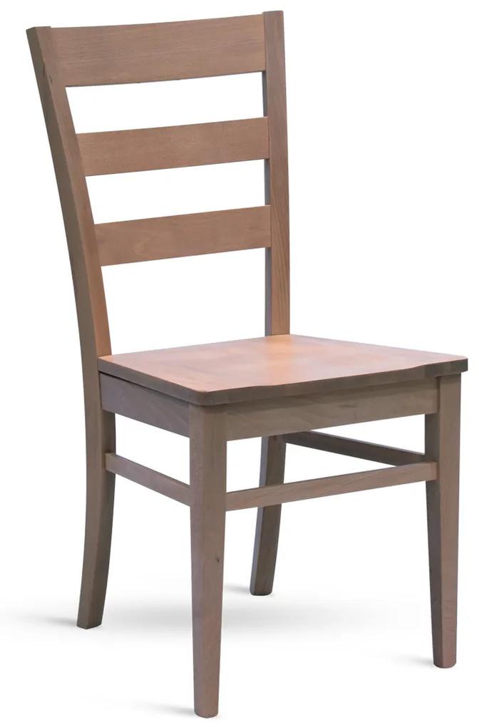 Stima Židle VIOLA s masivním sedákem Odstín: Černá (lak)