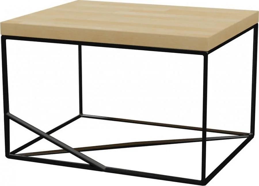 Mrava Noční stolek TNS 11 masiv | Materiál nábytku: jadrový buk,Farebné prevedenie: jelša,Povrchová úprava: lak,Rozmer - postelí, roštov, nábytku: 44,5 x 50 x 35 cm