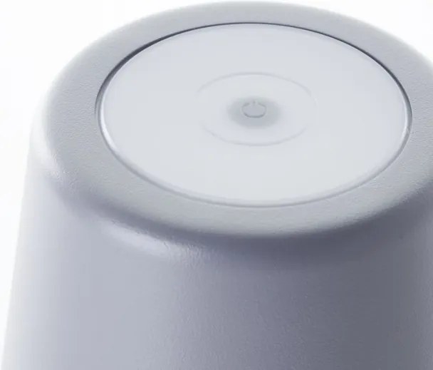 Brilliant G90939/22 Venkovní AKU stolní lampa KAAMI šedá USB-C