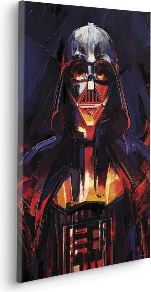 Komar Nástěnný obraz na rámu Star Wars Darth Vader Flaming 40 x 60 cm