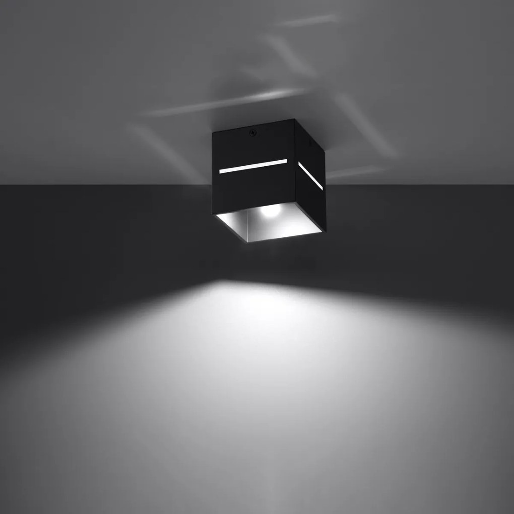 Sollux Lighting Stropní svítidlo LOBO Černá