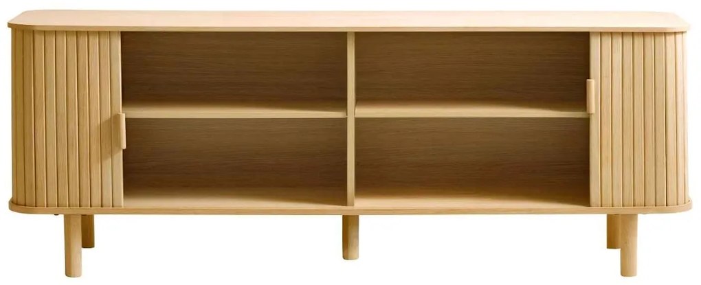 Designový TV stolek Parveen 160 cm přírodní dub