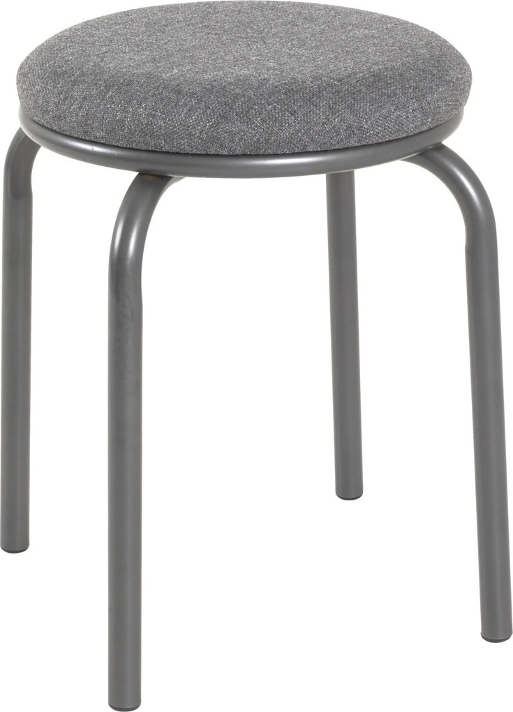 XXXLutz STOHOVATELNÁ STOLIČKA, kov, textil, 46/45/46 cm Carryhome - Taburety - 001931060301