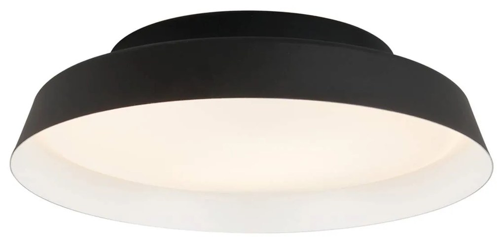 LED stropní svítidlo Boop! Ø37cm černá/bílá