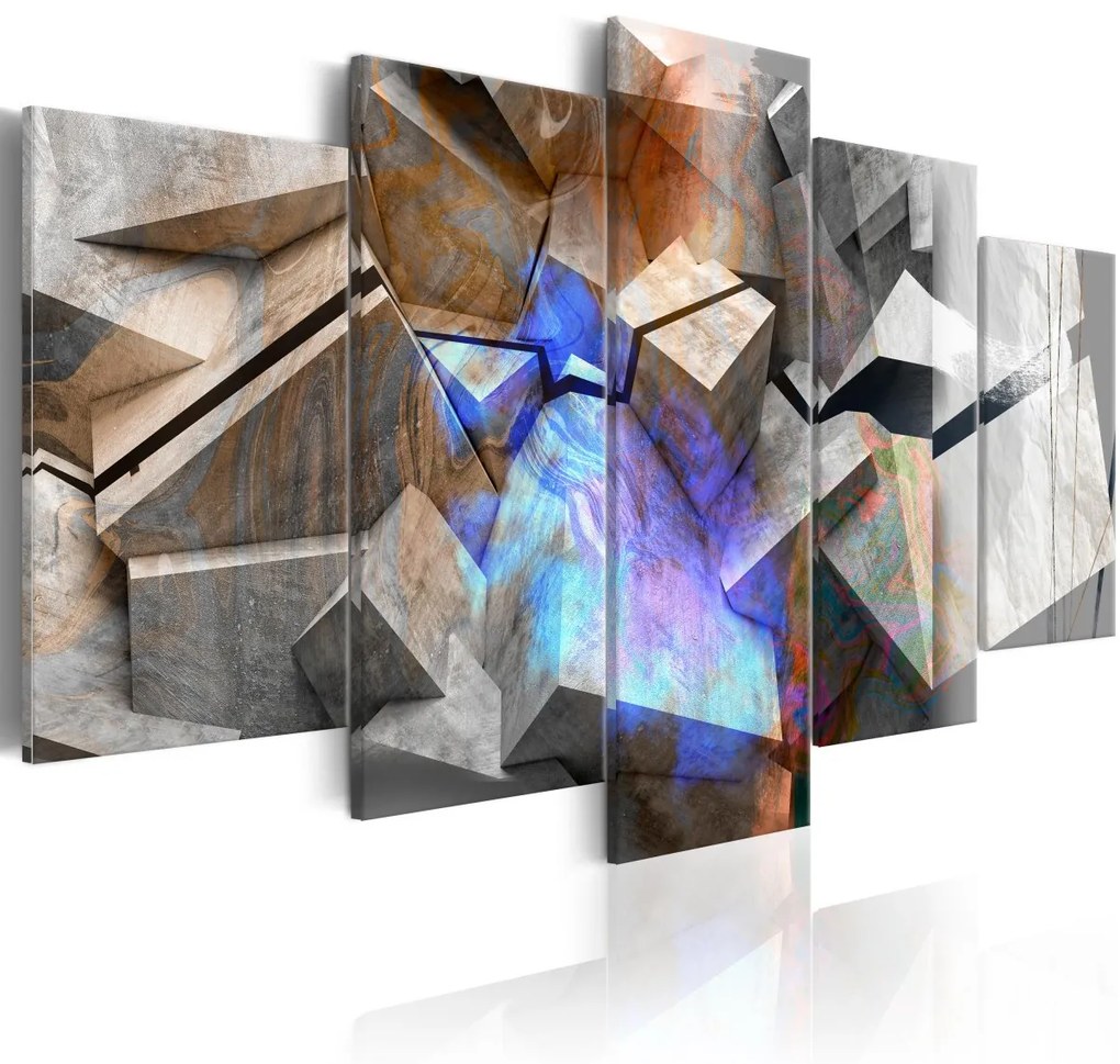 Abstraktní obraz - kameny (200x100 cm) - Murando DeLuxe