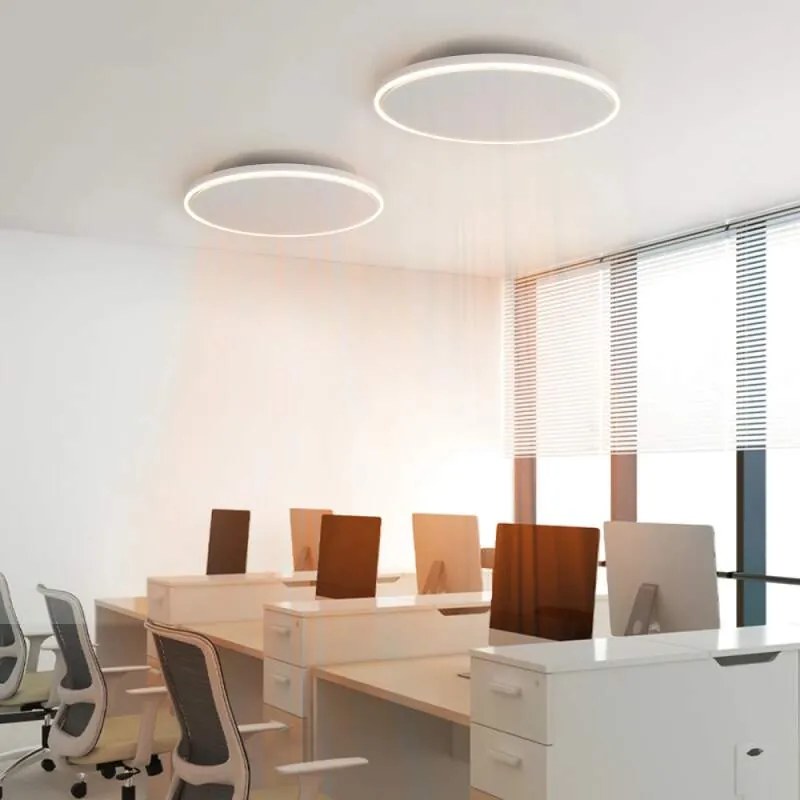 ByeCold | Stropní výkonný infrapanel | LED světlo | 750W | Průměr 60 cm | Dálkový ovladač | Výhřevnost 13,6m² | 2CGH-600-L