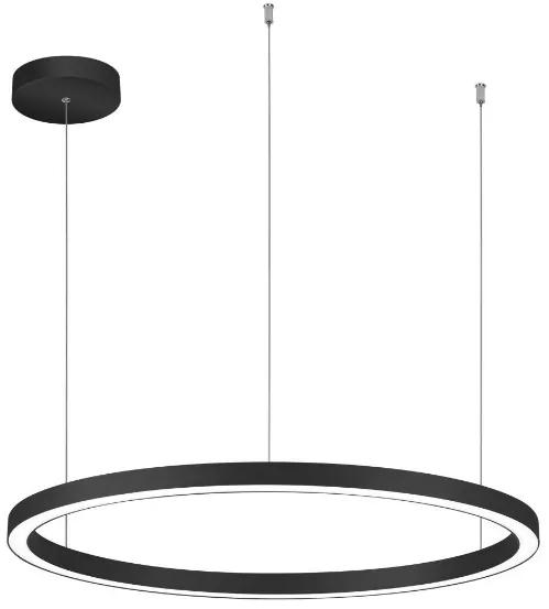 Palnas Dara, Závěsné designové led svitidlo Barva: Černá, Velikost: 118cm, Konfigurace: Dálkové ovládání