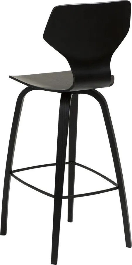Černá barová židle (výška sedáku 75 cm) S.I.T – DAN-FORM Denmark