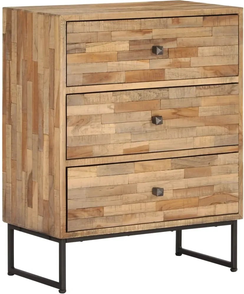 Příborník z recyklovaného teakového dřeva | 60x30x75 cm