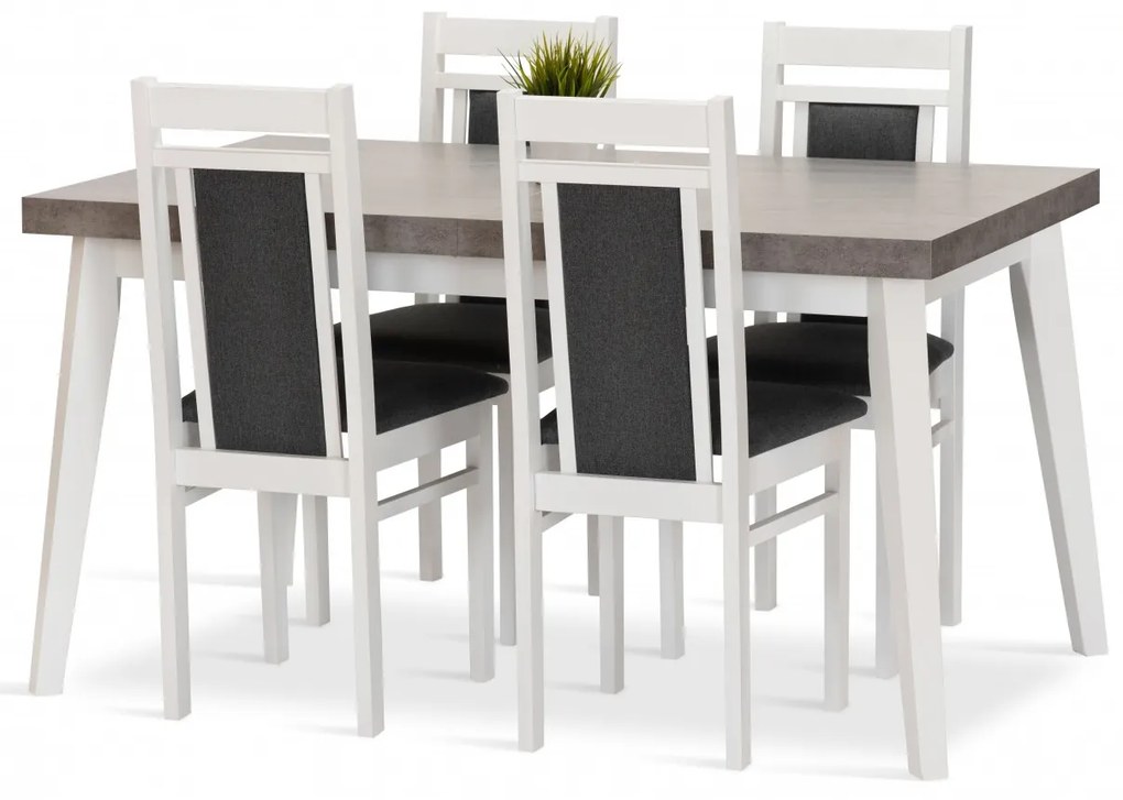 Jídelní sestava SULIMA stůl + 4 židle