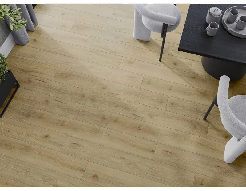 Mexen Charter Oak, vinylová podlaha 1240x182 mm SPC 6,5 mm, IXPE 1,5 mm, 4stranná V-drážka, dub, F1022-1240-182-505-4V1-01