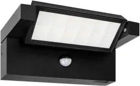 LED Ven. nástěnné svítidlo se senzorem LED/20W/230V 3000/4000/6500K IP54 černá