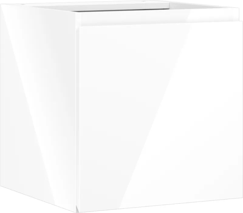 Mexen Orio, koupelnová skříňka 45 cm, 1 dvířka, bílá lesklá, 91A11-04547-1-BF00
