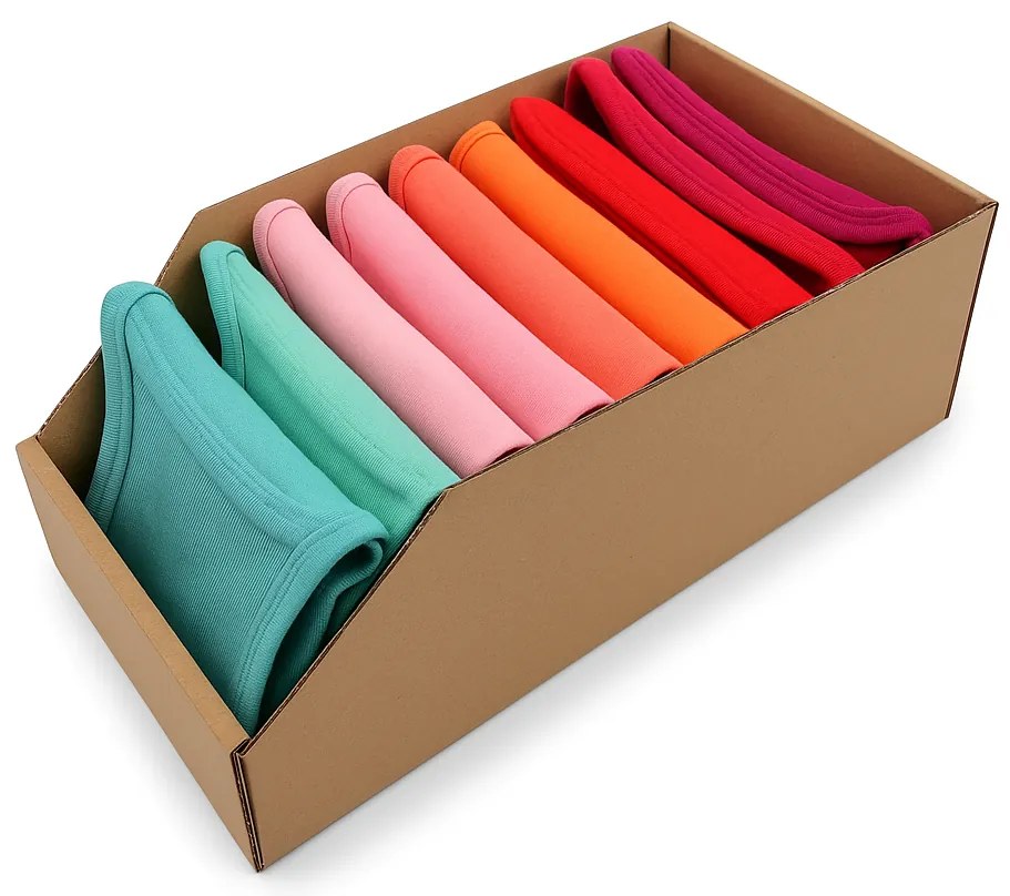 KARTON PAK Úložné boxy na oblečení, organizéry do skříně EKO KARTON 20 x 47 cm
