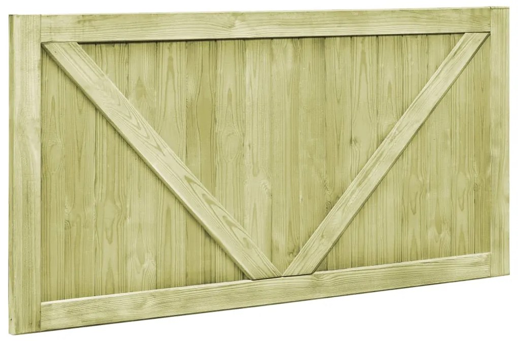 Zahradní brána 2křídlá - FSC dřevo | 300x75 cm