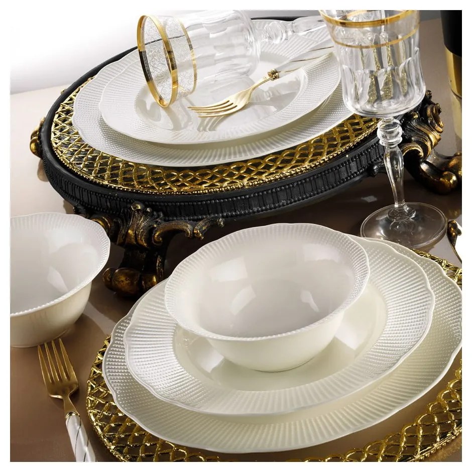 Porcelánová jídelní sada 24 ks pro 6 osob Era – Kütahya Porselen