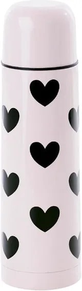 Termoska Miss Étoile Rose Hearts, objem 0,5 l