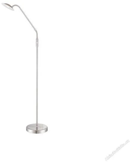 WO 3006.01.64.9000 Stojací lampa TWIN 1x LED 4,6 W matný nikl - WOFI