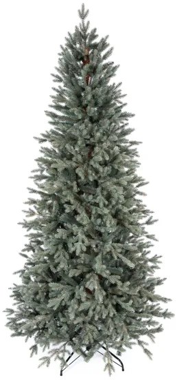 Umělý vánoční stromek 3D Smrk Ledový Úzký 240cm