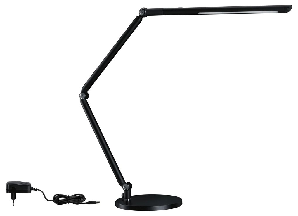 Paulmann FlexBar černá LED stolní lampa, 10,6W LED 3000-6500K, výška 67cm