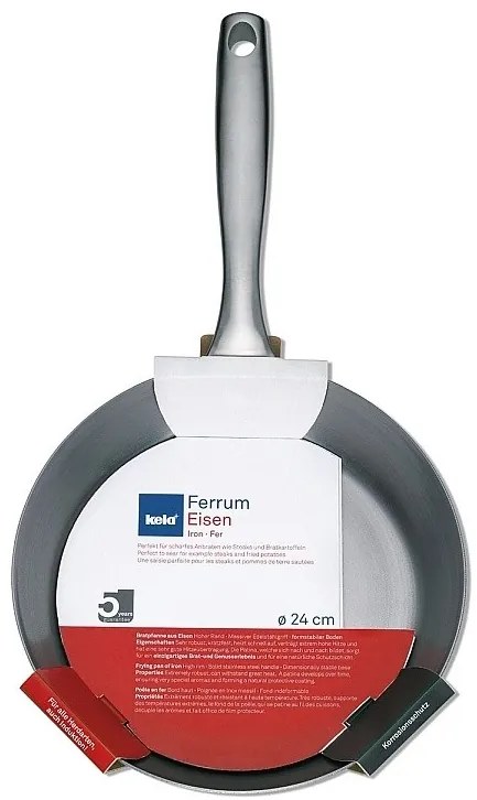 KELA Pánev železná FERRUM 24 cm KL-11616
